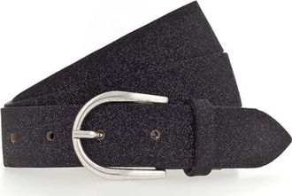 Vanzetti Ceinture de 30 mm - 95, Noir/paillettes