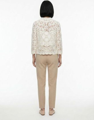 Dolce & Gabbana Womens White Cotton Cardigan Clothing