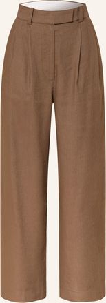 Arket Arket Marlenehose Mit Leinen braun