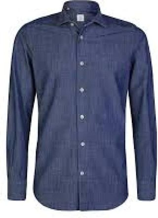 Eleventy Homme, Chemises, Bleu, Taille: M Casual Shirt