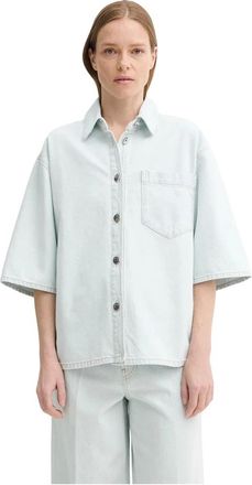 &Aacute;eron Damen, Blusen & Hemden, Blau, SGr&ouml;&szlig;e