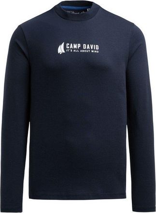 Camp David Rundhalsshirt aus Baumwolle