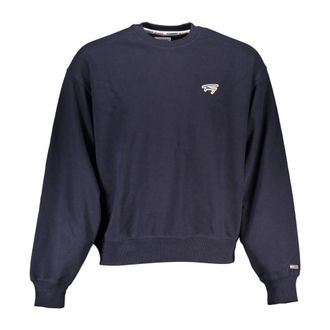 Tommy Hilfiger Homme, Sweatshirts et sweats &agrave; capuche, Bleu, Taille: XL Sweat Bleu Manches Longues Logo Application