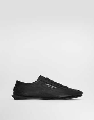 Dolce & Gabbana Lipari Aus Kalbsleder - Mann Schn&uuml;rschuhe Schwarz 40.5