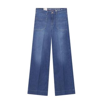 Raffaello Rossi Femme, Jeans, Bleu, Taille: 44 FR Jean Droit