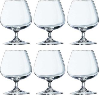 Arcoroc ARC 62664 Degustation Cognacschwenker, Cognacglas, 410ml, Glas, transparent, 6 St&uuml;ck, Ohne F&uuml;llstrich