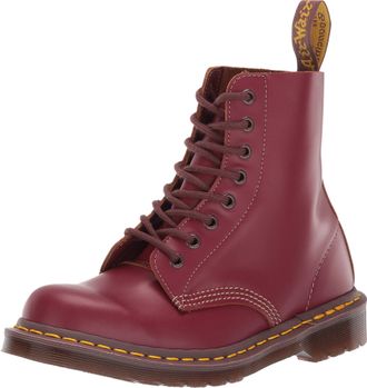 Dr. Martens 1460Z Quilon OXBLOOD, Unisex-Erwachsene Combat Boots, Rot (Oxblood), 45 EU (10 Erwachsene UK)