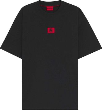 HUGO BOSS Hugo - T-Shirt f&uuml;r Herren, Logo (Schwarz)