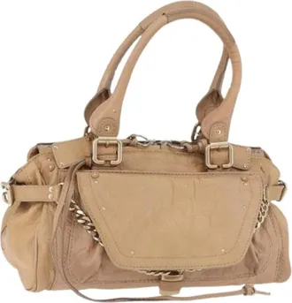 Chlo&eacute; Sac &agrave; main Pre-owned - Femme - Pre-owned - Beige - Taille: ONE Size