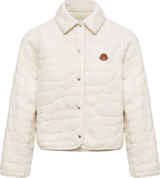 Moncler Moncler Tienma Teddy Padded Jacket, Women, White, Size: 00