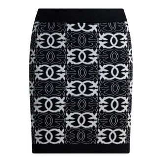 Pinko Minirock mit Love Birds Logo - - Skirts - Damen - Schwarzk - S