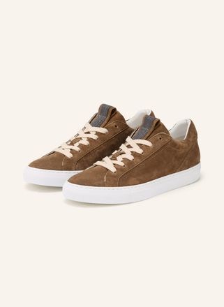 Brunello Cucinelli Brunello Cucinelli Sneaker Pair Of Sneakers Mit Schmucksteinen braun