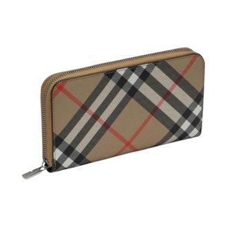Burberry Haymarket Check Zip Around Geldb&ouml;rse - - Accessories - Herren - Beige - ONE SIZE