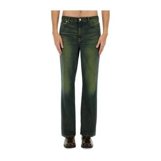 Our Legacy 70s Cut Gerades Jeans - - Jeans - Herren - Gr&uuml;n - W33