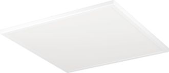 Eglo LED Deckenleuchte Rovito, runde Badezimmer Deckenlampe, Badlampe Decke aus Kunststoff in Wei&szlig;, Deckenbeleuchtung warmwei&szlig;-kaltwei&szlig;, IP44, 50x50 cm