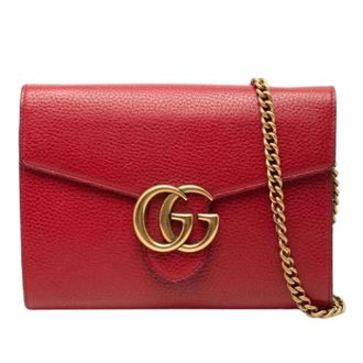 Gucci Sac bandouli&egrave;re vintage Pre-owned - Femme - Pre-owned - Rouge - Taille: ONE Size
