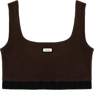 Entire studios Entire Studios, Femme, Sport, Brun, Taille: 36 FR Cotton Top