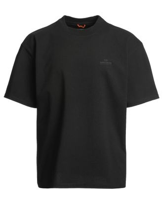 Parajumpers T-Shirt aus schwerem Baumwolljersey, Oversized geschnitten in