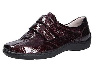 Waldläufer Hegli 549002143053 Femmes Mocassins, Rouge 41 EU