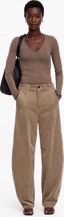 Arket Cordhose Mit Barrel-Schnitt -Beige