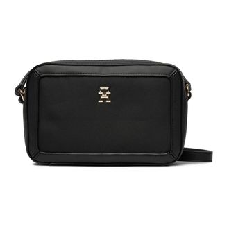 Tommy Hilfiger Stilvolle Schultertasche mit Rei&szlig;verschluss - - Bags - Damen - Schwarzk - ONE SIZE