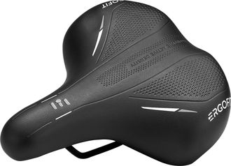 XLC City Sattel Viale EL SA-V04, schwarz, unisex, 255x221mm, 500g