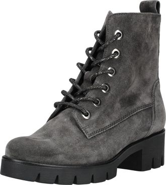 Gabor Schn&uuml;rstiefel Schn&uuml;rstiefelette Damen 71.711.39 Echtleder in grau