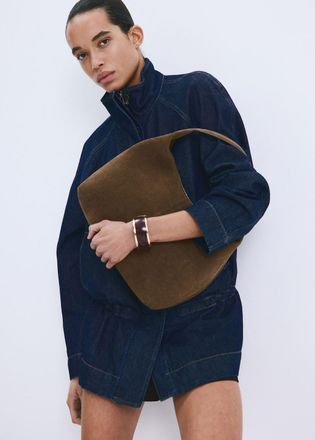 Mango Bracelet rigide volume or - Femme - Taille unique - MANGO