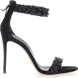 Casadei Femme, Chaussures, Noir, Taille: 37 1/2 EU Julia Godyva Sandale