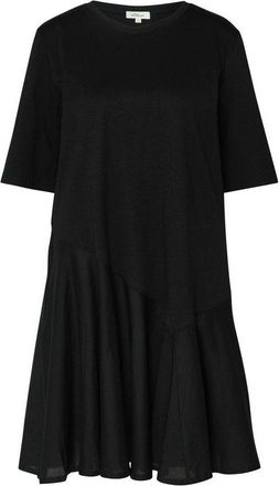 s.Oliver Minikleid Kleid Fabricmix-Kleid mit asymmetrischer Naht