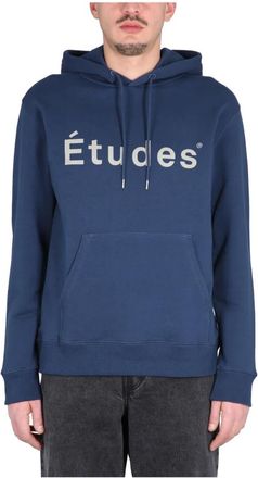 &Eacute;tudes Studio Homme, Sweatshirts et sweats &agrave; capuche, Bleu, Taille: S Sweat &agrave; capuche Logo