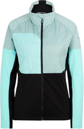 Ziener Norela-z Veste Hybride Softshell Skitour | Primaloft, Coupe-Vent et imperméable, Lagoon rayonnant, 42 Femme