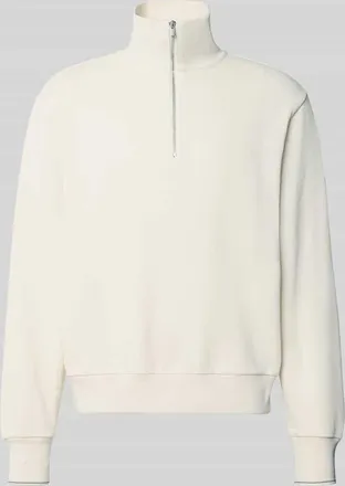 HUGO BOSS Regular Fit Troyer aus reiner Baumwolle Modell C-SEIDLER 55