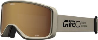Giro Sagen Stacked Skibrille, zylindrisches Linsensystem, erweitertes EXV-Sichtfeld, dreilagiger Schaum, ideal f&uuml;r Resort- und Park-Enthusiasten, Farbe: Ta