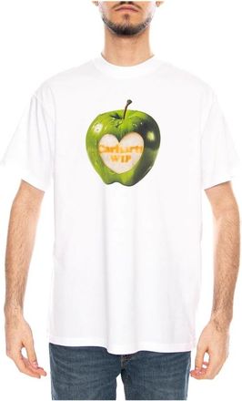 Carhartt Work in Progress Homme, Tops, Blanc, Taille: XS S/S Spoiled T-Shirt