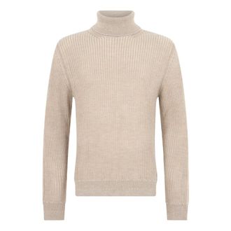 Slowear Slowear - Pull &agrave; col montant - Homme - Pulls - Beige - Taille: M