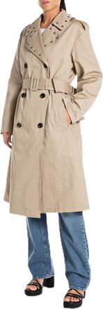 Replay Damen W7852 Trenchcoat, 225 Sahara, 38