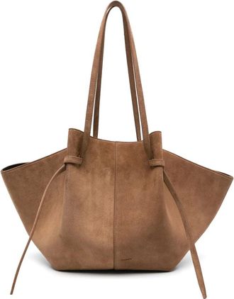 Yuzefi Femme, Sacs, Brun, Taille: ONE Size Large Mochi Tote