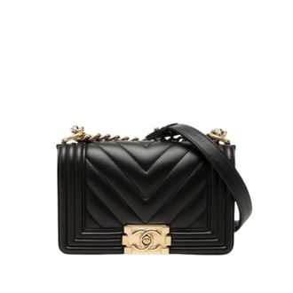 Chanel Sac bandouli&egrave;re Boy Flap Pre-owned - Femme - Pre-owned - Noir - Taille: ONE Size