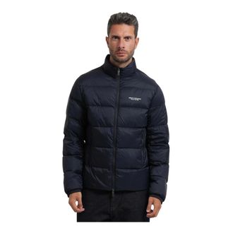 A|X Armani Exchange Doudoune tiss&eacute;e - Homme - Vestes - Bleu - Taille: S
