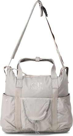 C.P. Company Businesstaschen & Reisegep&auml;ck - Schultertasche mit Logo - Gr. unisize - in Grau - f&uuml;r Damen
