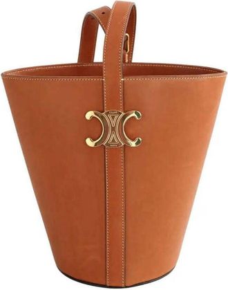 Celine Mini sac en cuir marron