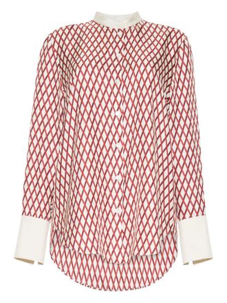 Adam Lippes Farrow Hemd - Rot