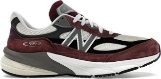 New Balance Low-Top Sneaker - New Balance 990v6 MiUSA Dark Ember Afterglow - Gr. 37,5 (EU) - in Wei&szlig; - f&uuml;r Damen