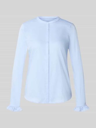 Mos Mosh Bluse mit Mao-Kragen und R&uuml;schen&auml;rmeln Modell Mattie