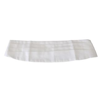 Dolce & Gabbana Seiden-Satin Kummerbund - - Accessories - Herren - Wei&szlig; - 2XL