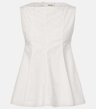 Khaite Top Marita en coton