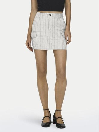 Only Minirock Malfy-Caro 15310982 Wei&szlig; Regular Fit