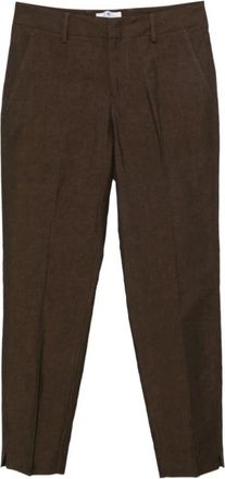 Pantaloni Torino Femme, Pantalons, Brun, Taille: 44 FR Slim-fit Pantalons