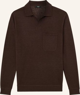 Reiss Reiss Leinenpullover Oaklands braun